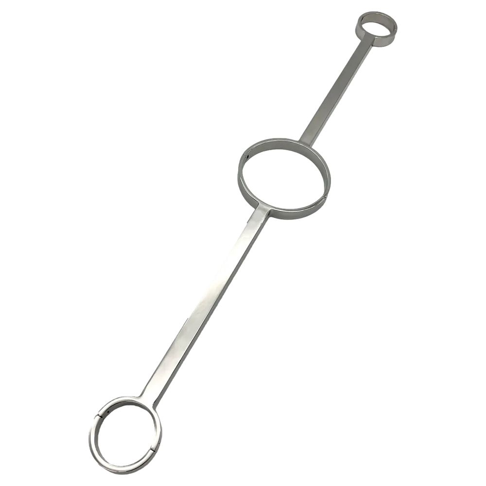 Stainless Steel 3 Ring Lockable Neck and Wrist Spreader Bar